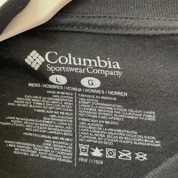 Columbia | Shirts | Nwt Columbia Pfg Mens Black Short Sleeve Crew Neck ...